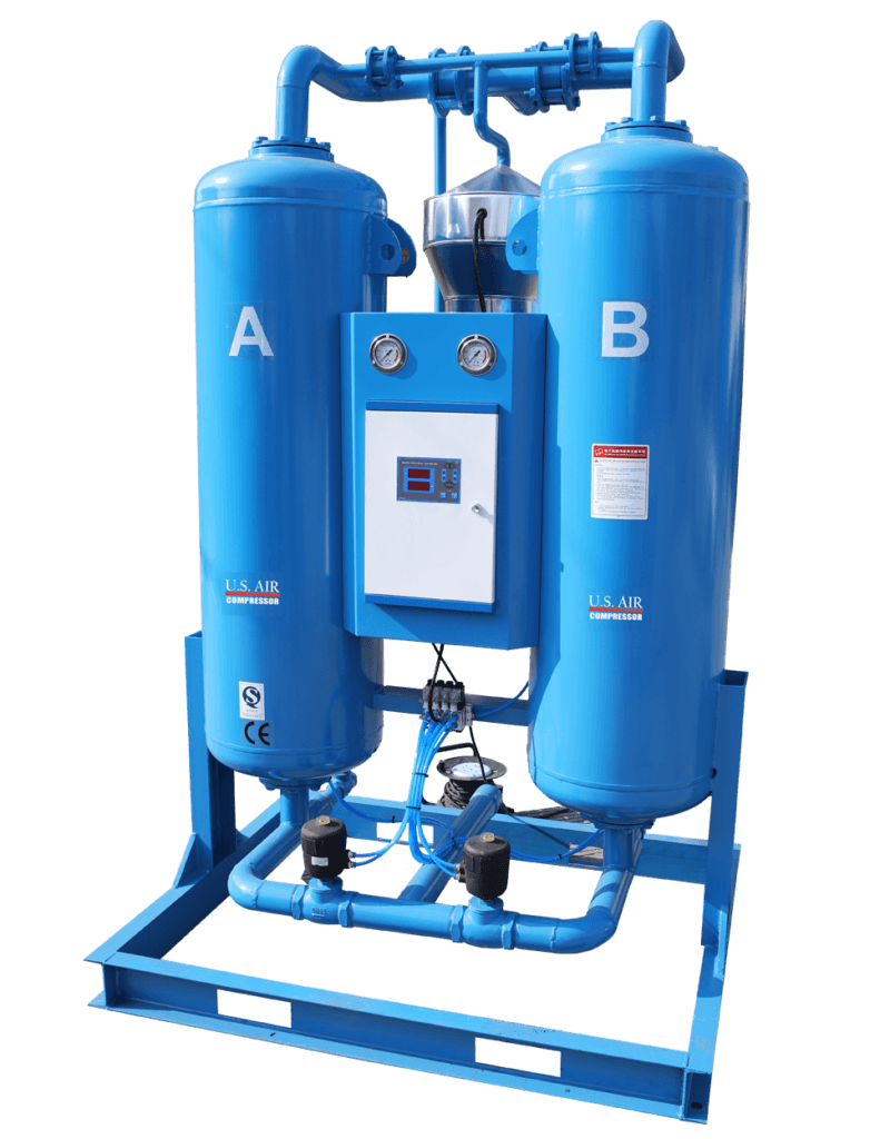 60 HP Heatless Adsorption Air Dryer | Dries 300 CFM - US Air Compressor